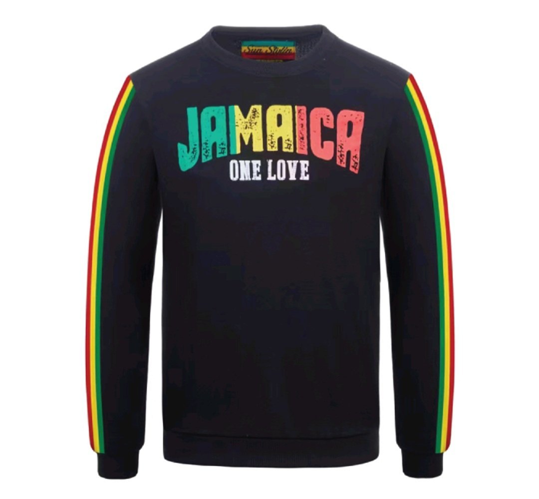 Men’s Rasta Stripe Design Sweater – Salt Rock Gift Shop